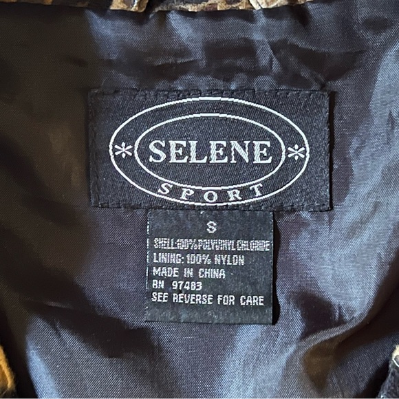 Selene Sport | Jackets & Coats | Selene Sport Brown Black Tiger Stripe ...